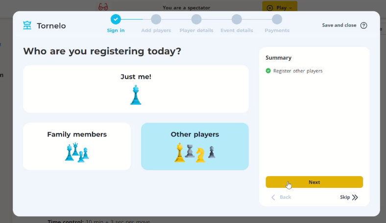 All new registration process
