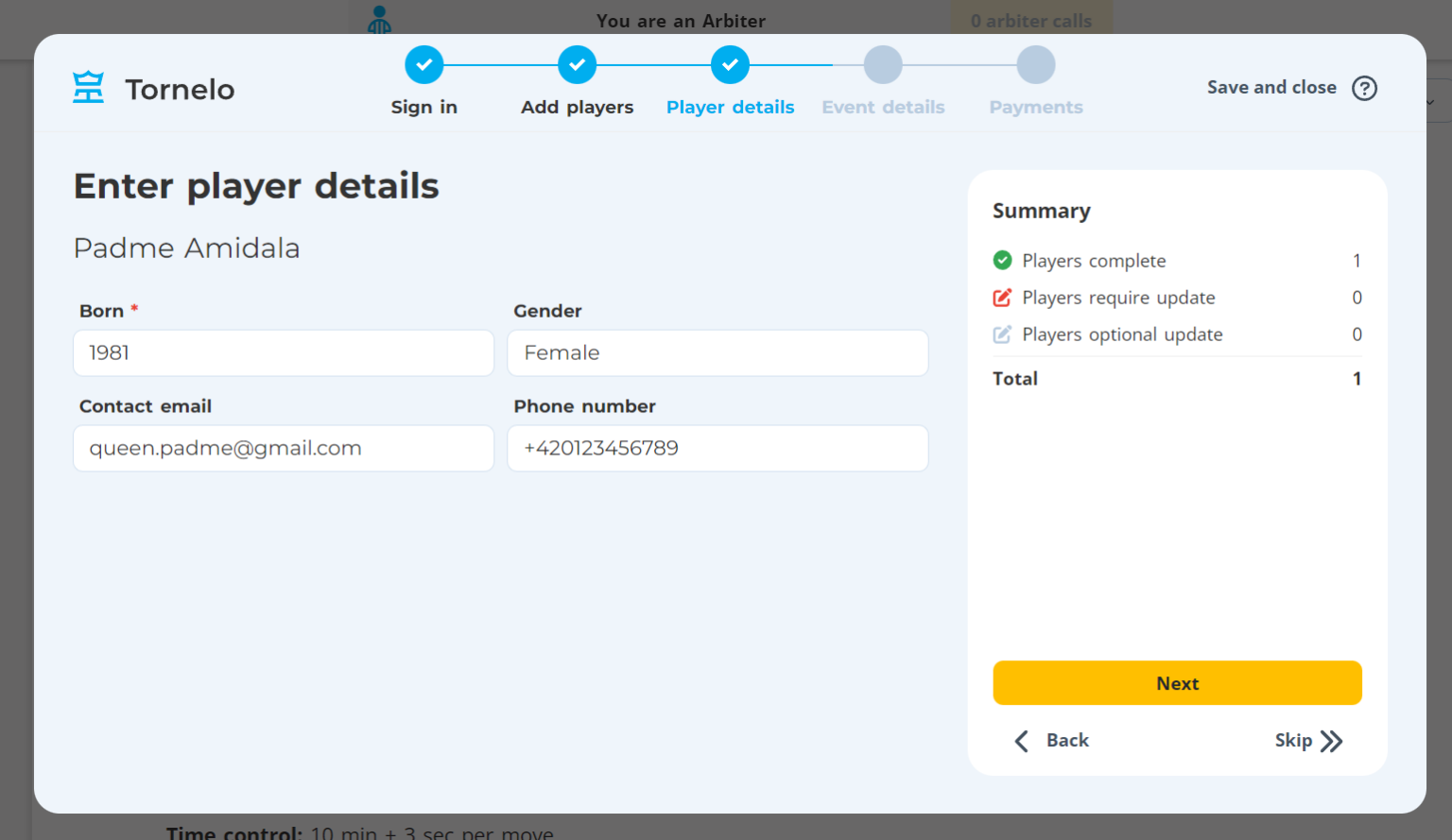 Simple updates for simple entries!